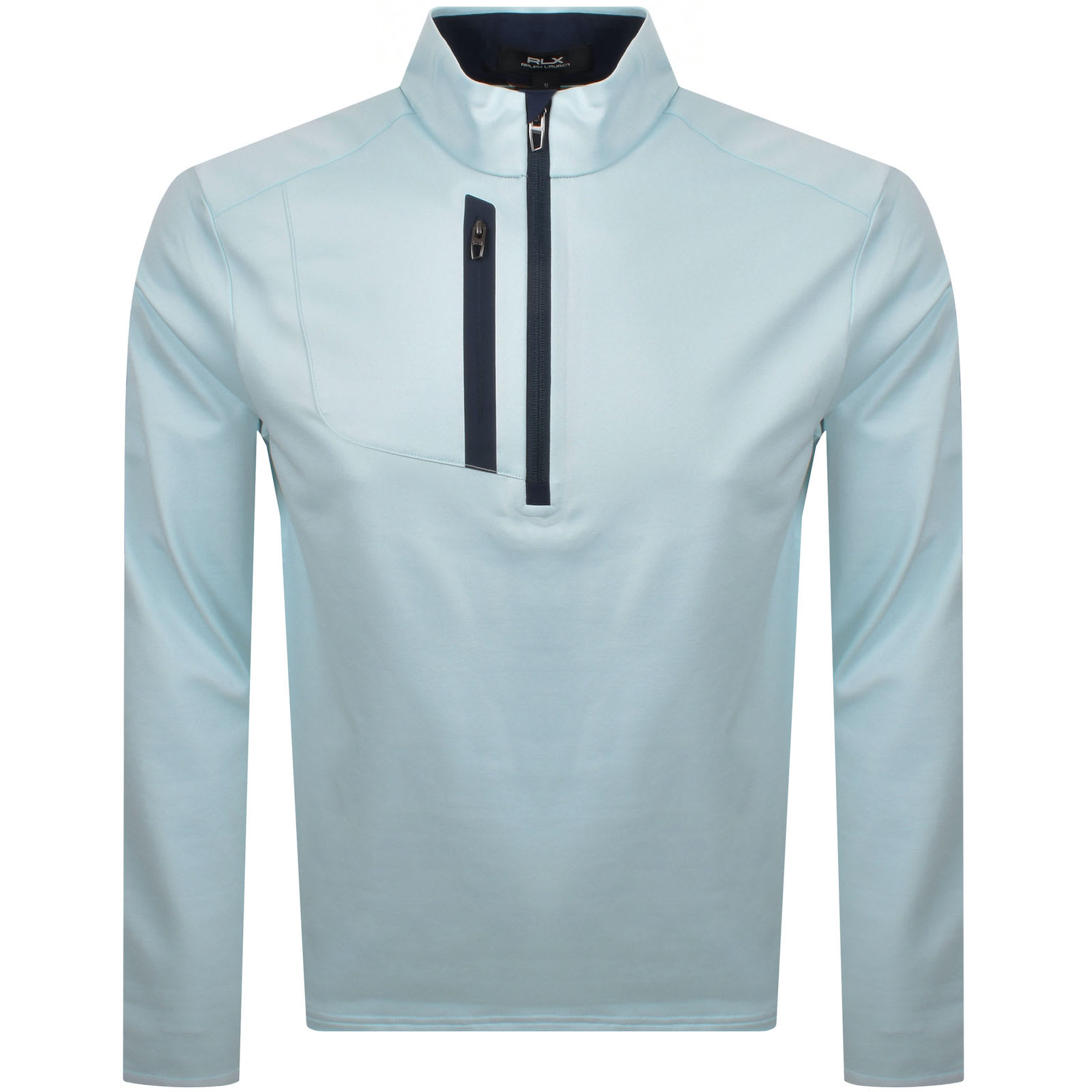Ralph Lauren RLX Half Zip Pullover Aqua Blue | Mainline Menswear United ...
