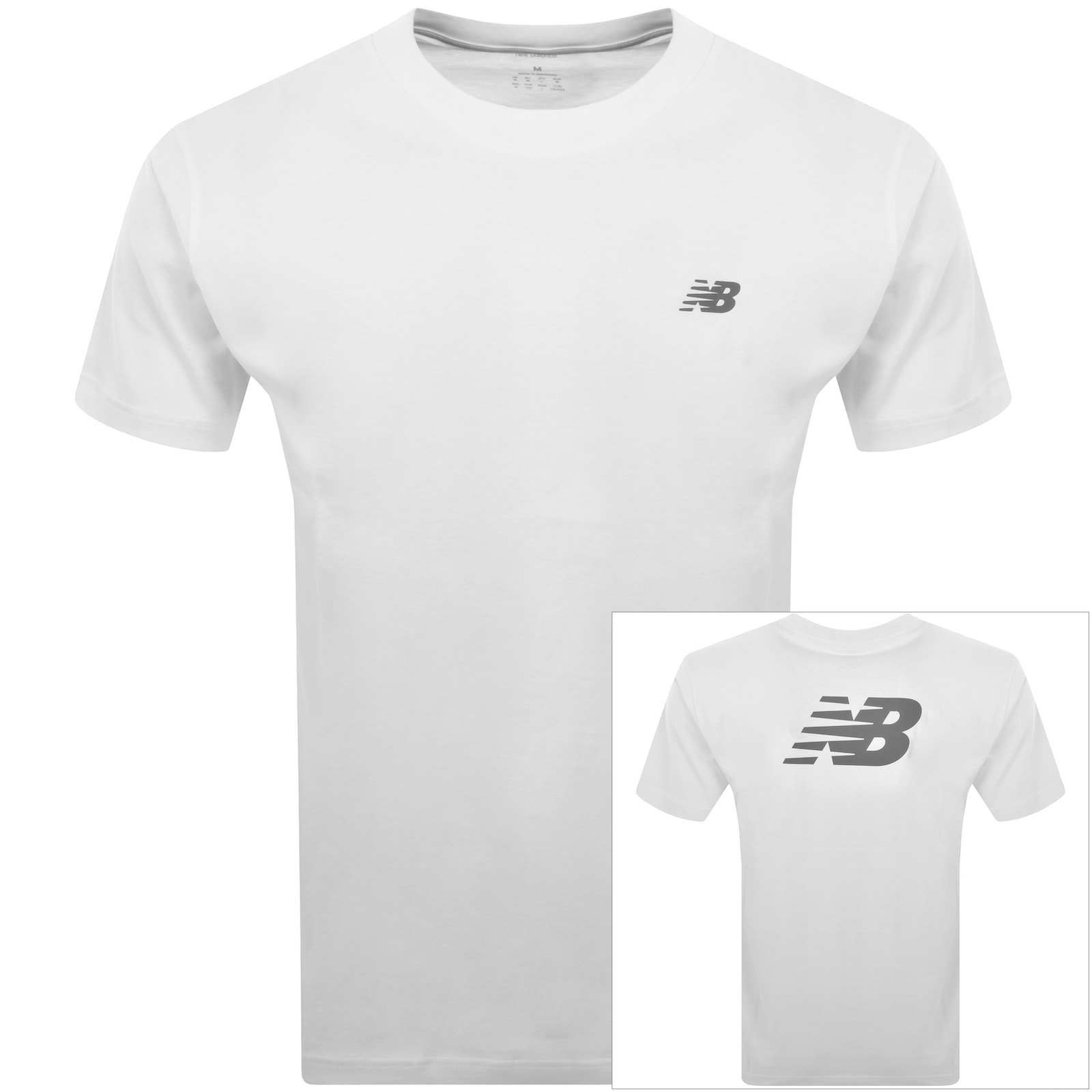 New Balance Sport Essentials Logo T Shirt White | Mainline Menswear ...