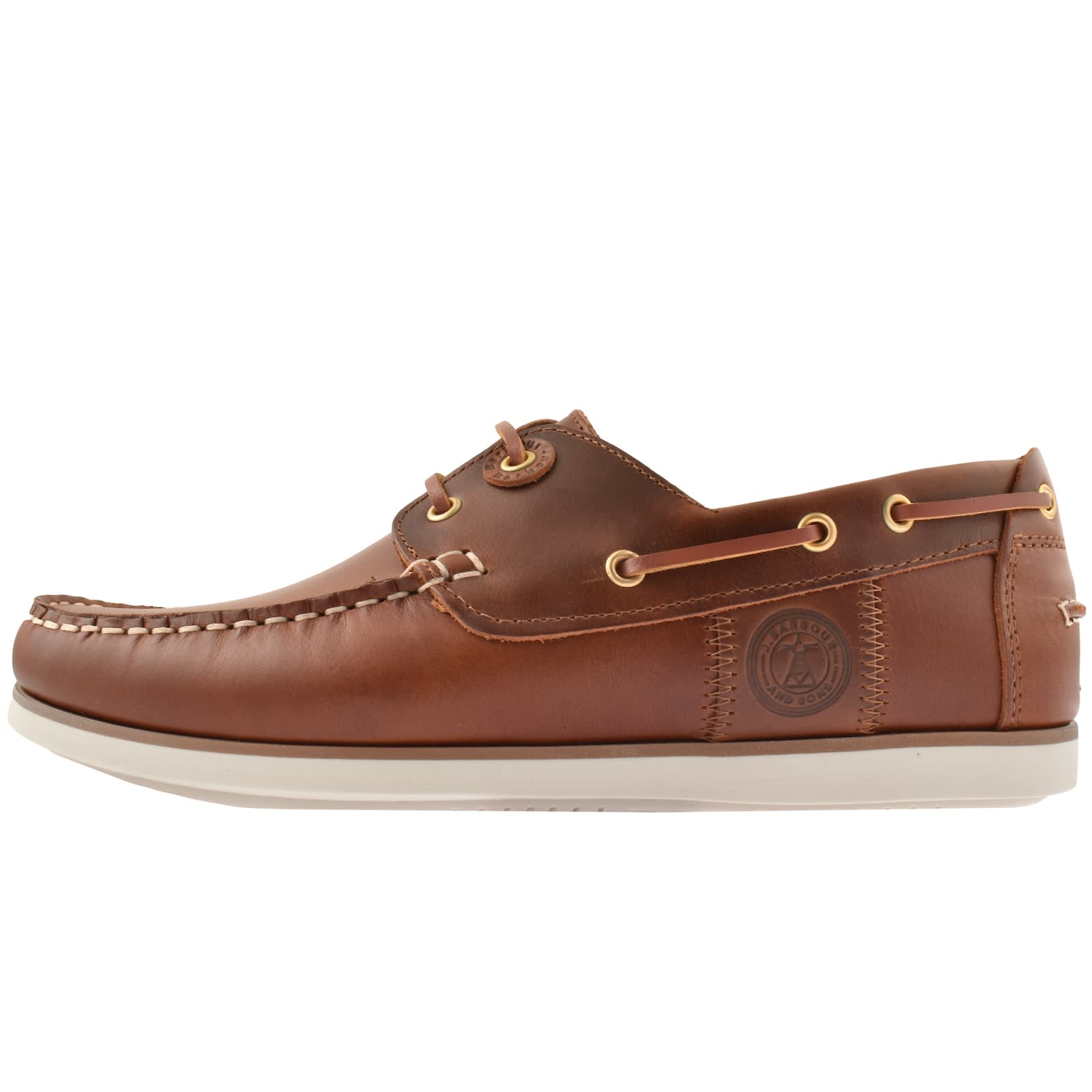 Barbour Wake Boat Shoes Brown | Mainline Menswear United States
