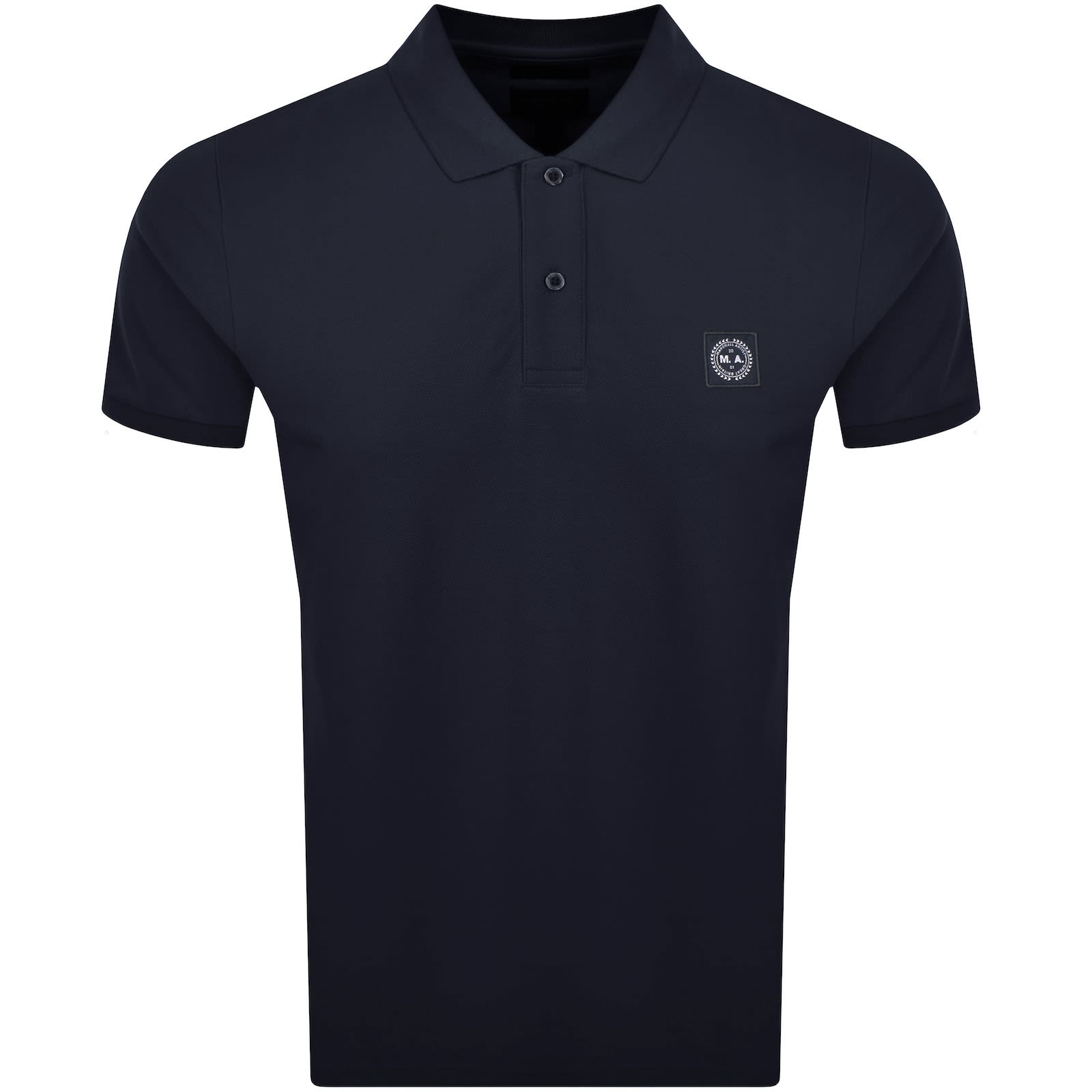 Marshall Artist Marchio Polo T Shirt Navy | Mainline Menswear