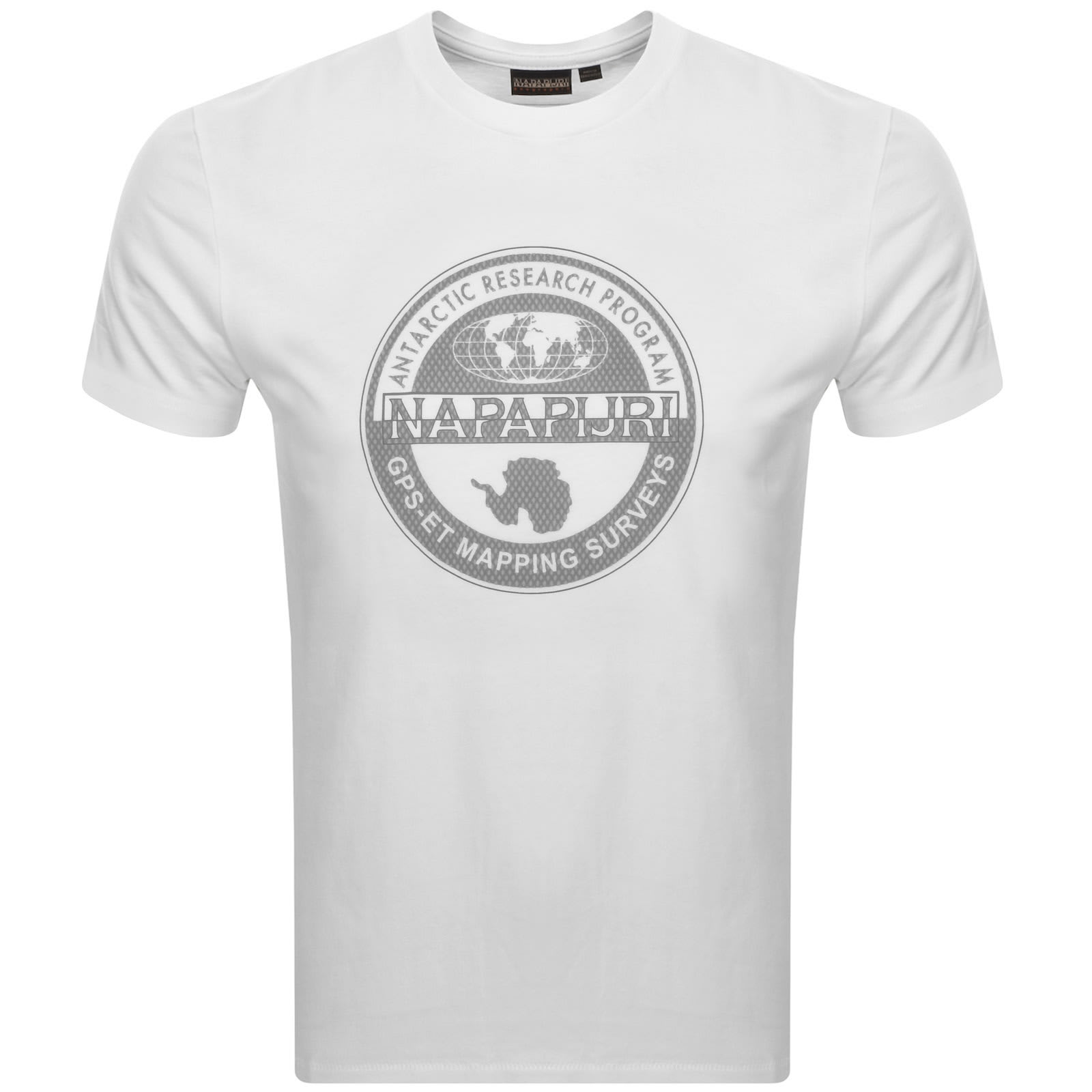 Napapijri S Bollo T Shirt White | Mainline Menswear