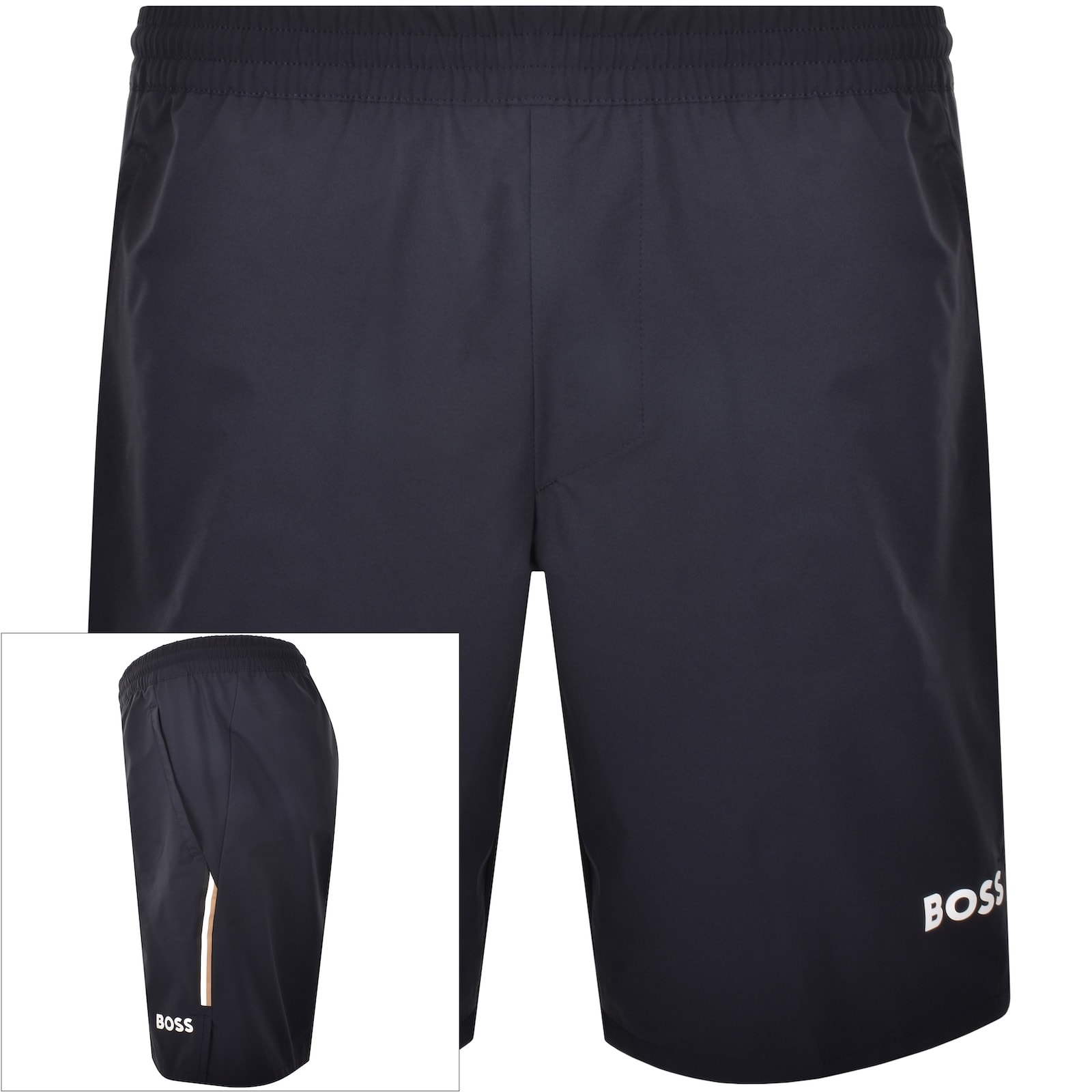 BOSS Score Toc 9 Inch Shorts Navy | Mainline Menswear United States