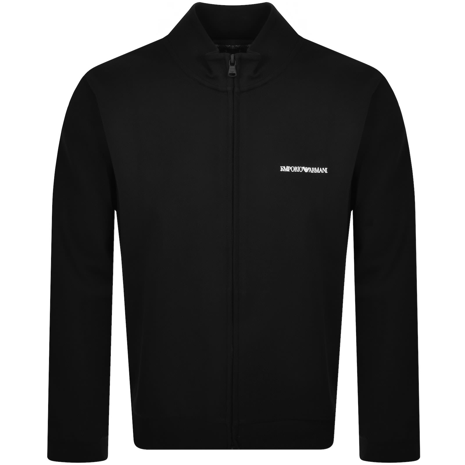 Emporio Armani Loungewear Jacket Black | Mainline Menswear