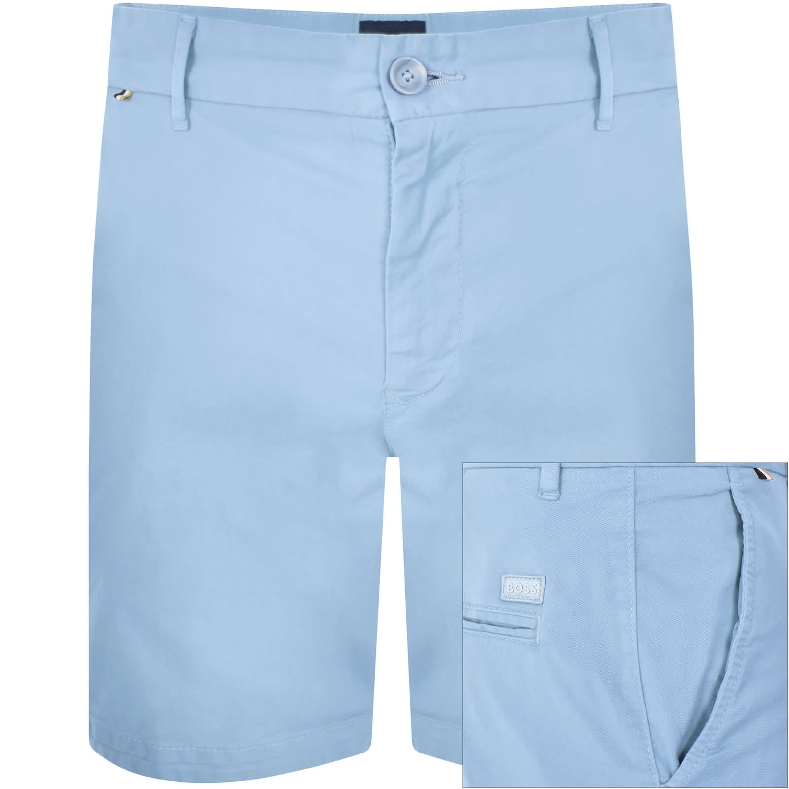 BOSS Slice Shorts Slim Fit Blue | Mainline Menswear