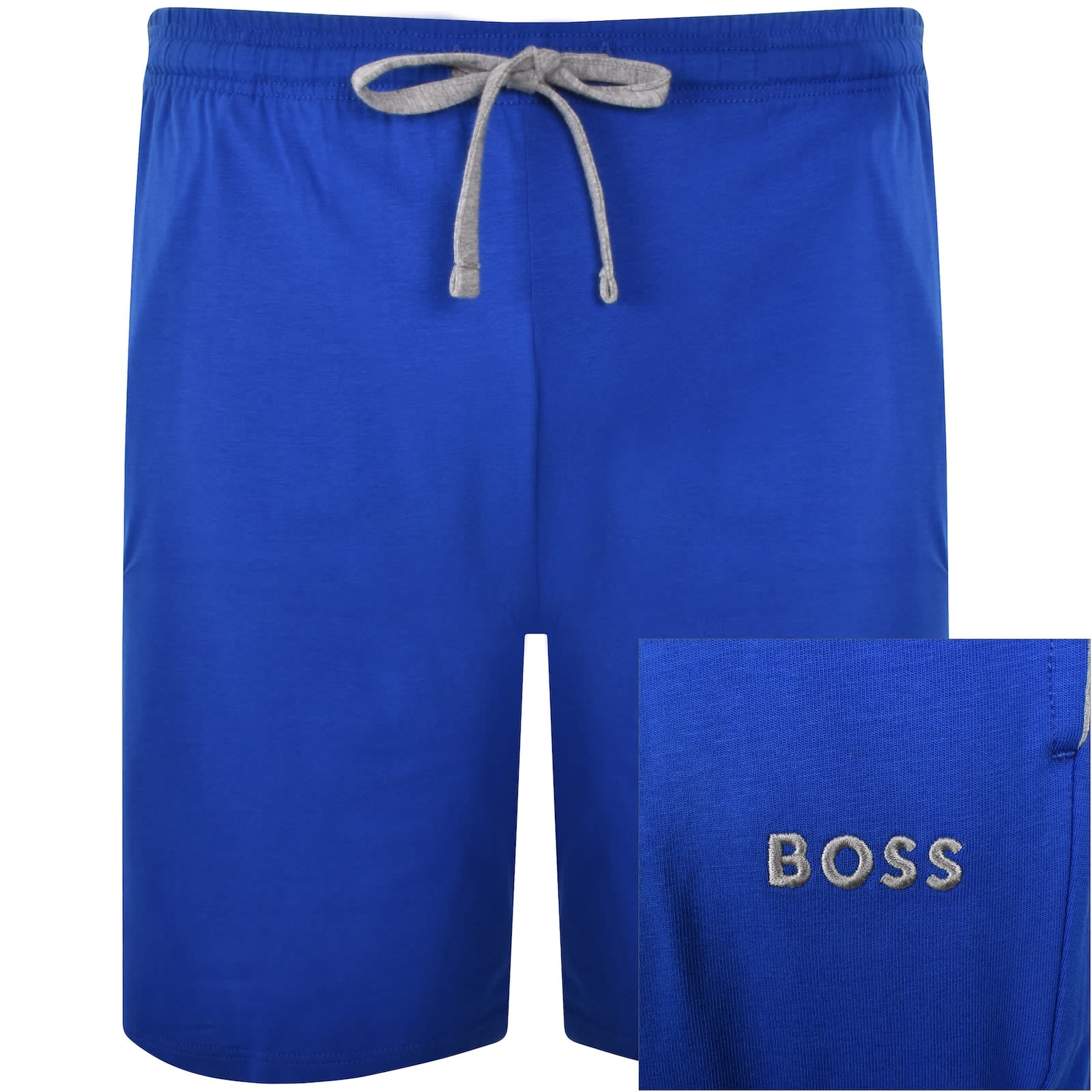 BOSS Mix And Match Jersey Shorts Blue | Mainline Menswear