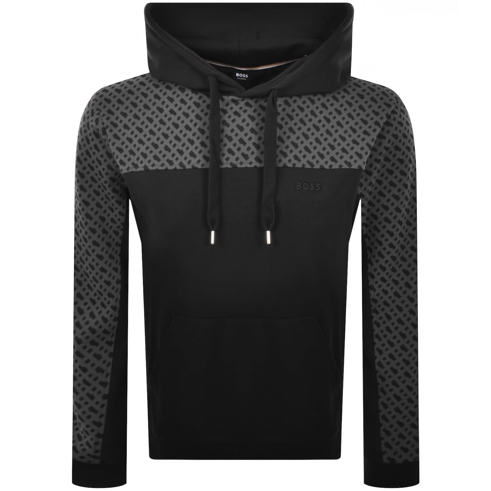 BOSS Luke Hoodie Black | Mainline Menswear