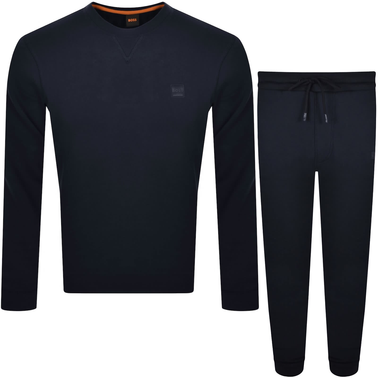 BOSS Westart 1 Crew Neck Tracksuit Navy | Mainline Menswear United States