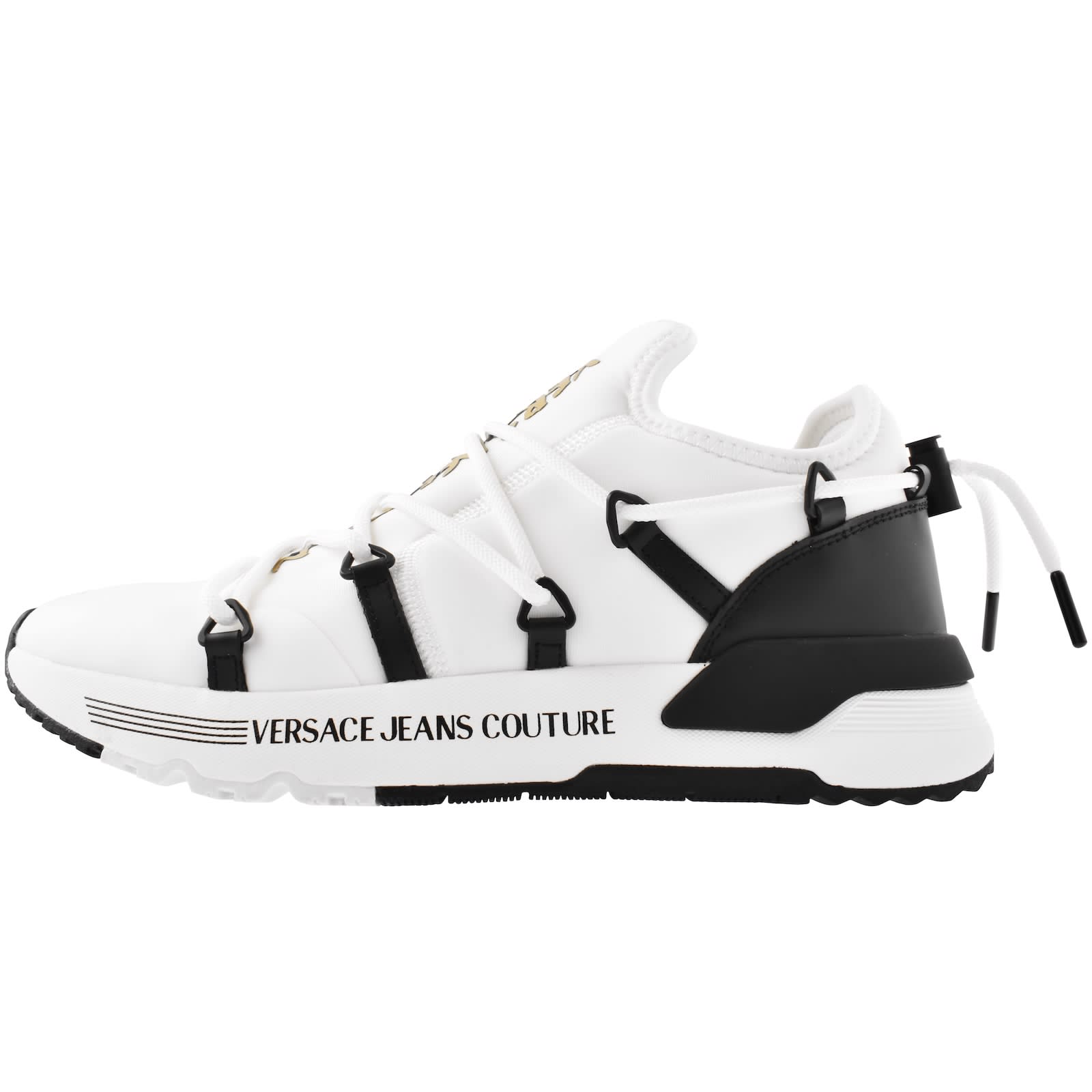 Versace Jeans Couture Dynamic SA6 Trainers White | Mainline Menswear ...