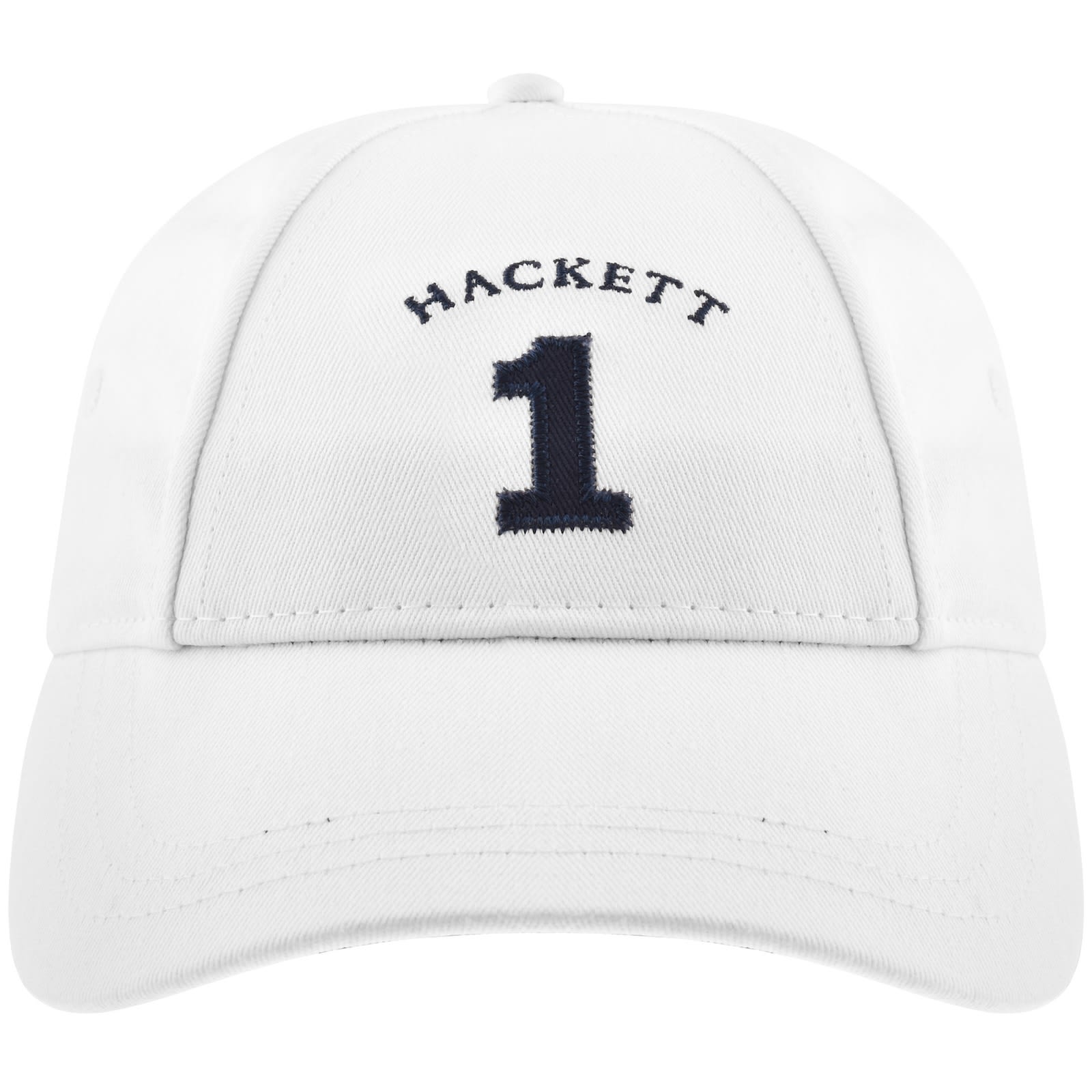 Hackett Heritage Number Cap Optic White | Mainline Menswear