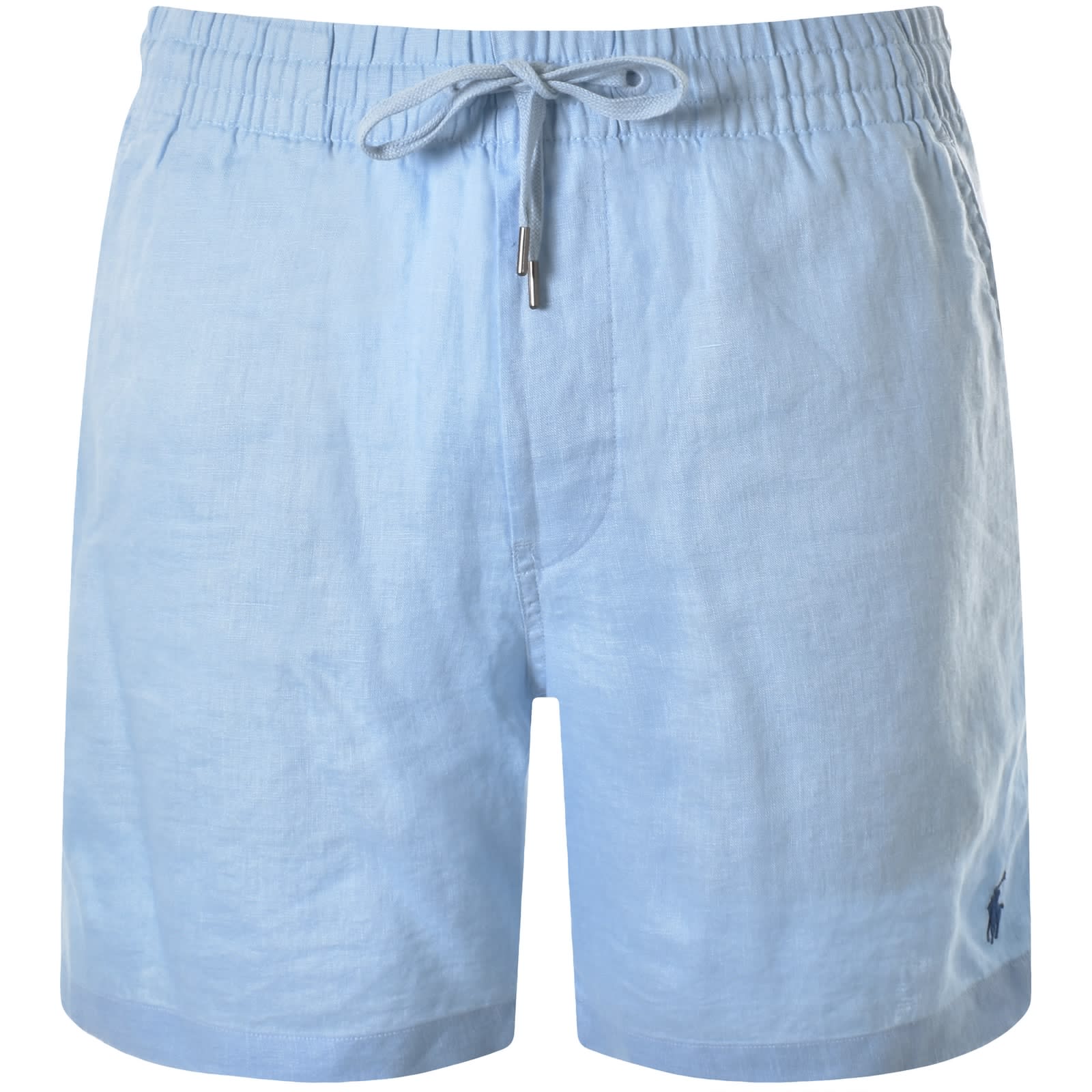 Ralph Lauren Linen Prepster Shorts Blue | Mainline Menswear