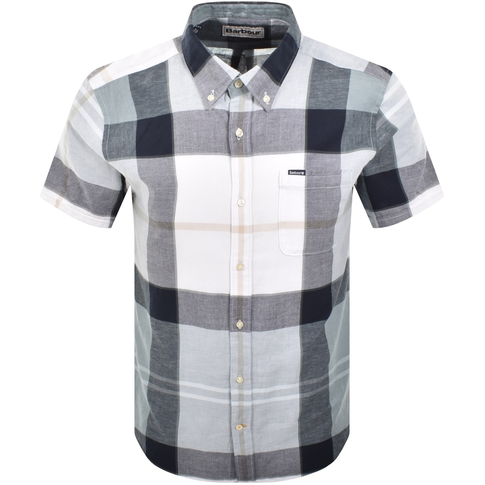 Barbour Douglas Short Sleeved Shirt Green | Mainline Menswear
