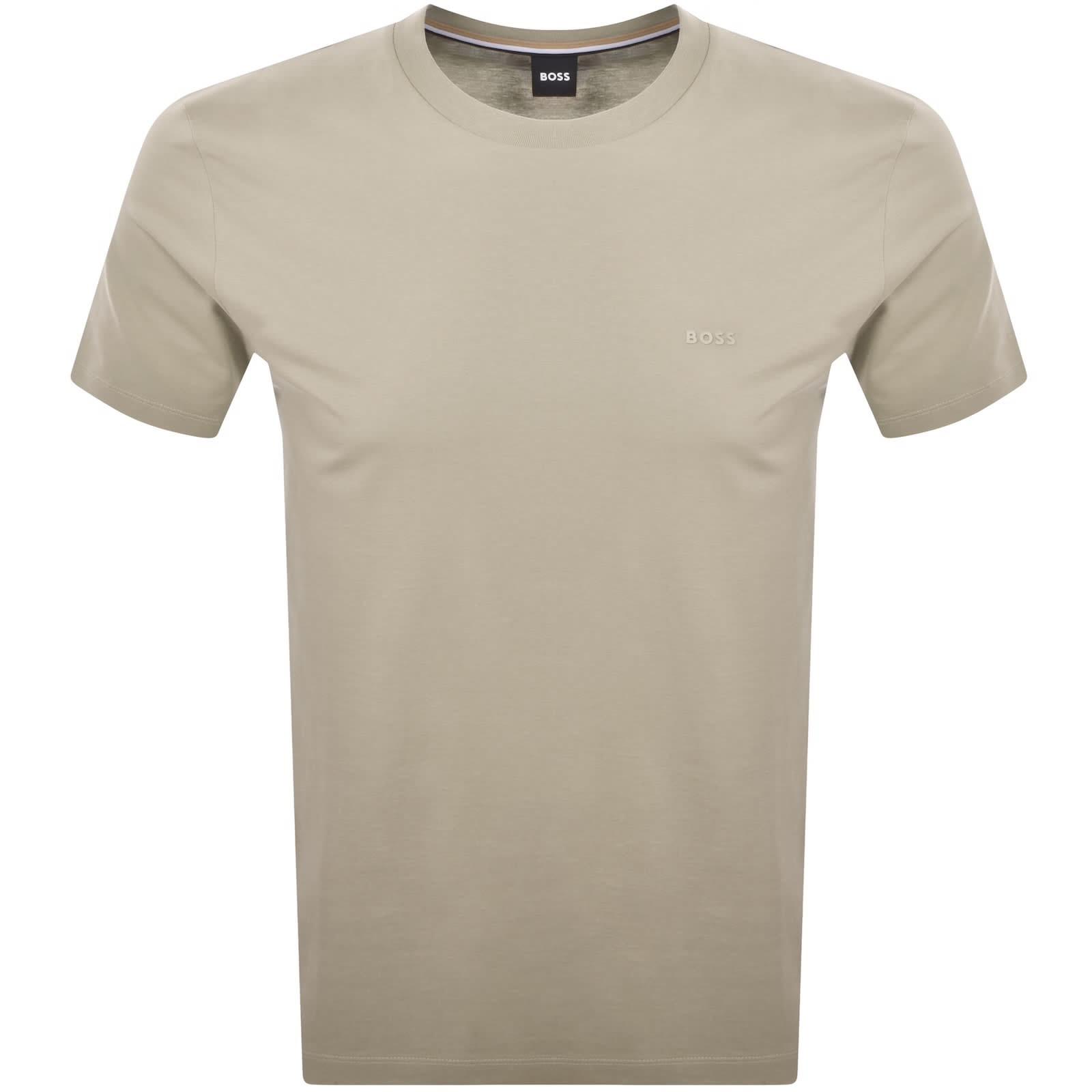 BOSS Thompson 01 T Shirt Beige | Mainline Menswear