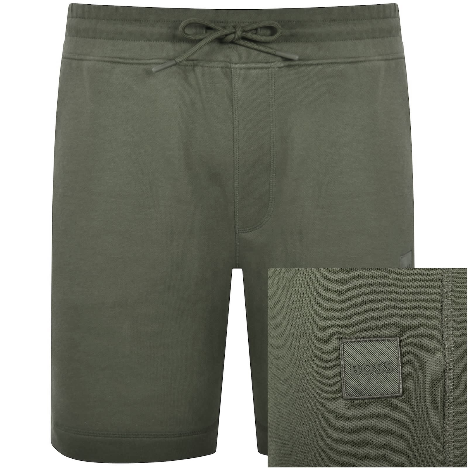 BOSS Sewalk Sweat Shorts Green | Mainline Menswear Australia