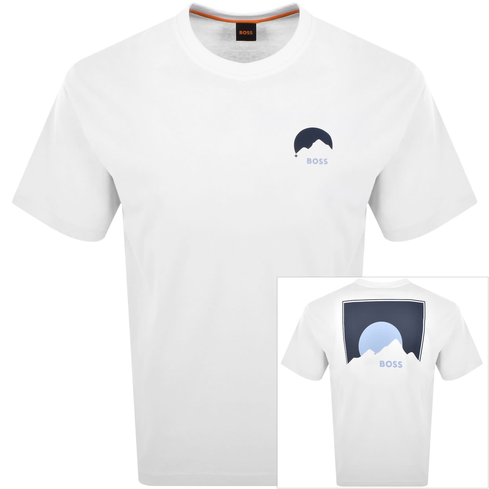 BOSS Te Move T Shirt White | Mainline Menswear