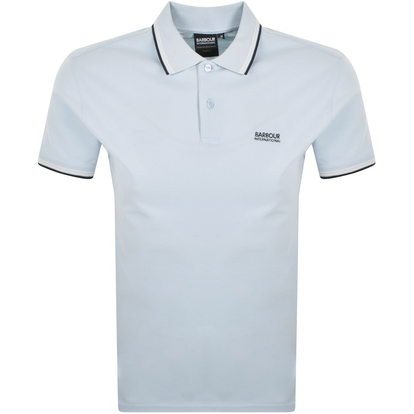 Barbour International Ethan Polo T Shirt Blue | Mainline Menswear