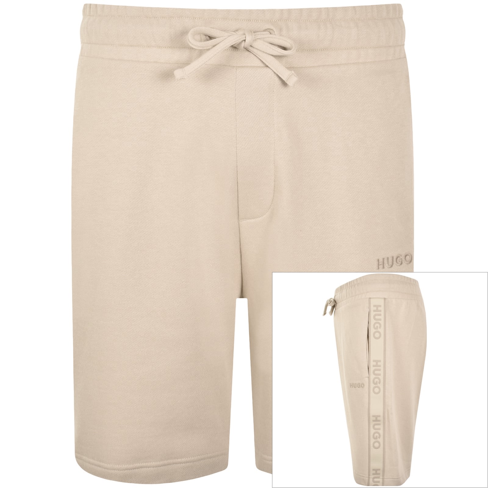 HUGO Liam Shorts Beige | Mainline Menswear