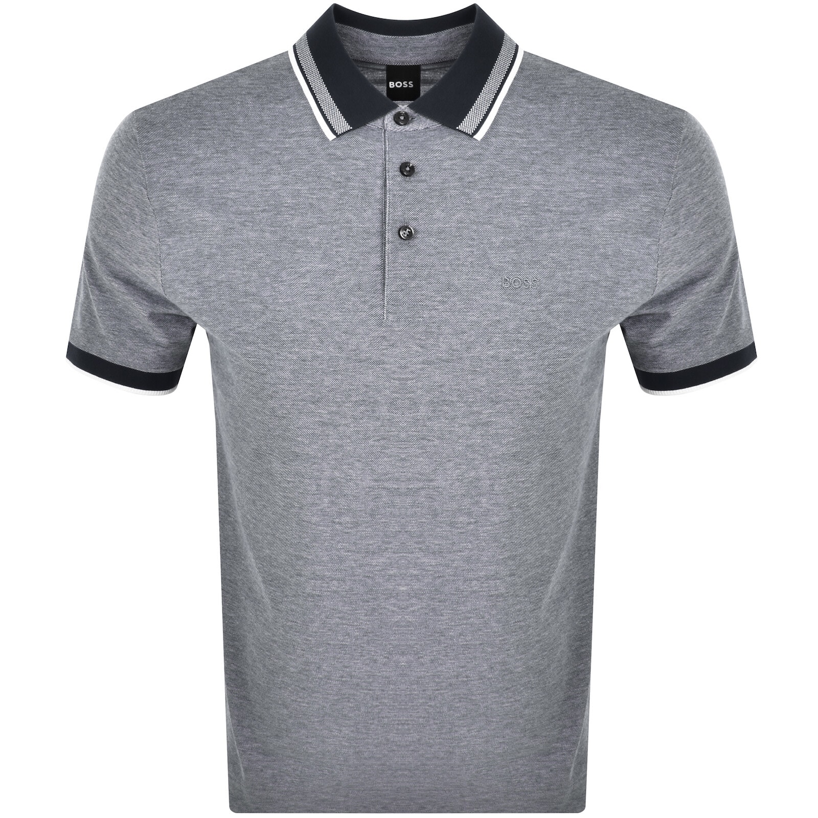 BOSS Prout 141 Polo T Shirt Navy | Mainline Menswear