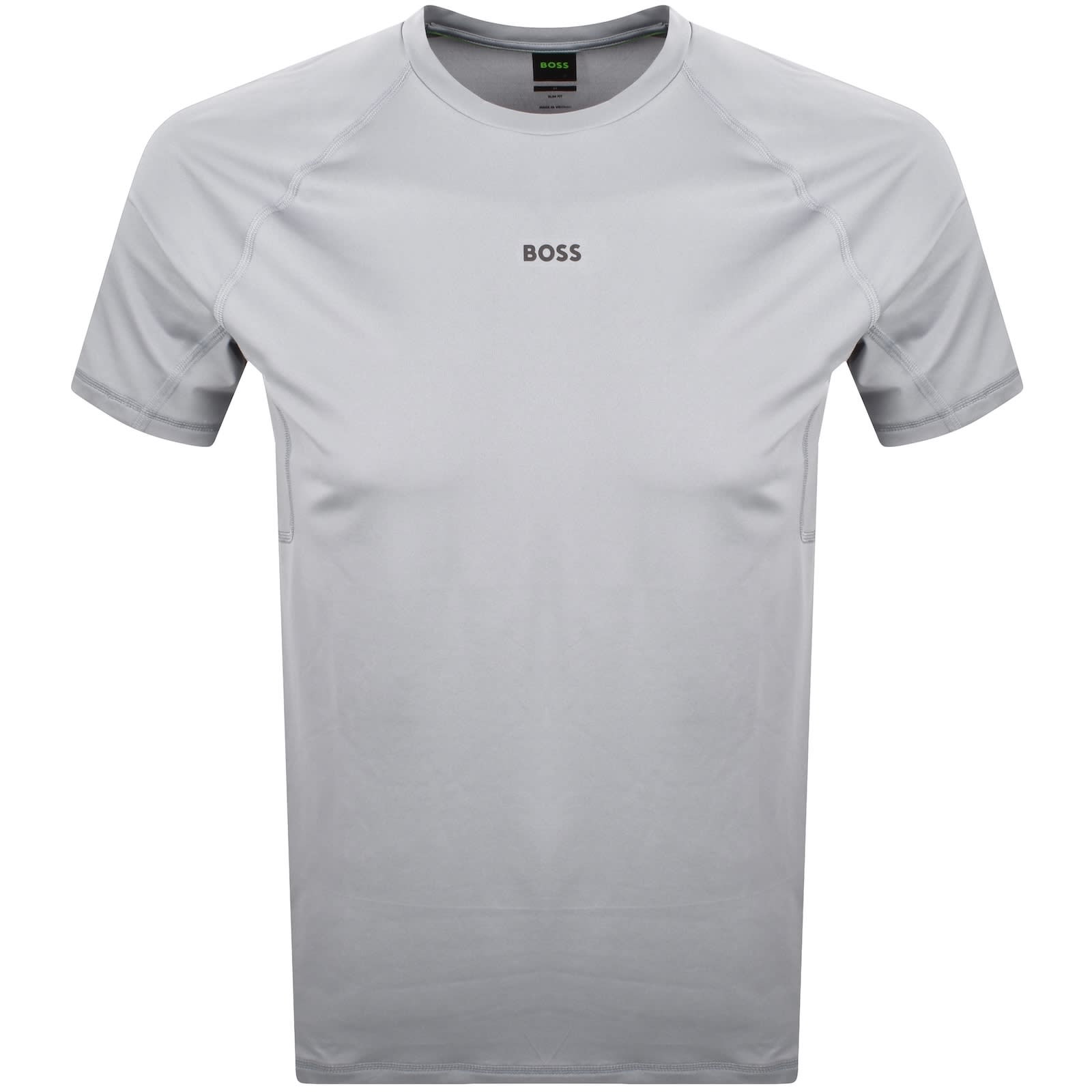 BOSS Tee Active 1 T Shirt Grey | Mainline Menswear
