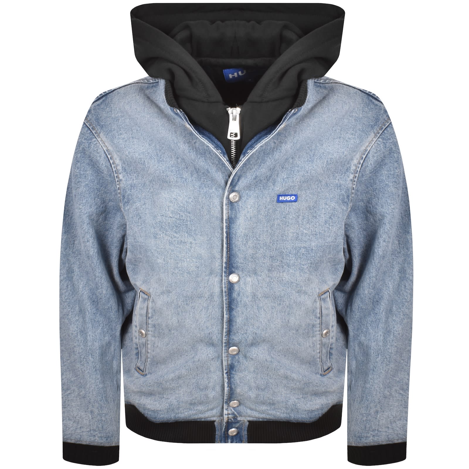 HUGO Blue Enjo Bomber Jacket Blue | Mainline Menswear