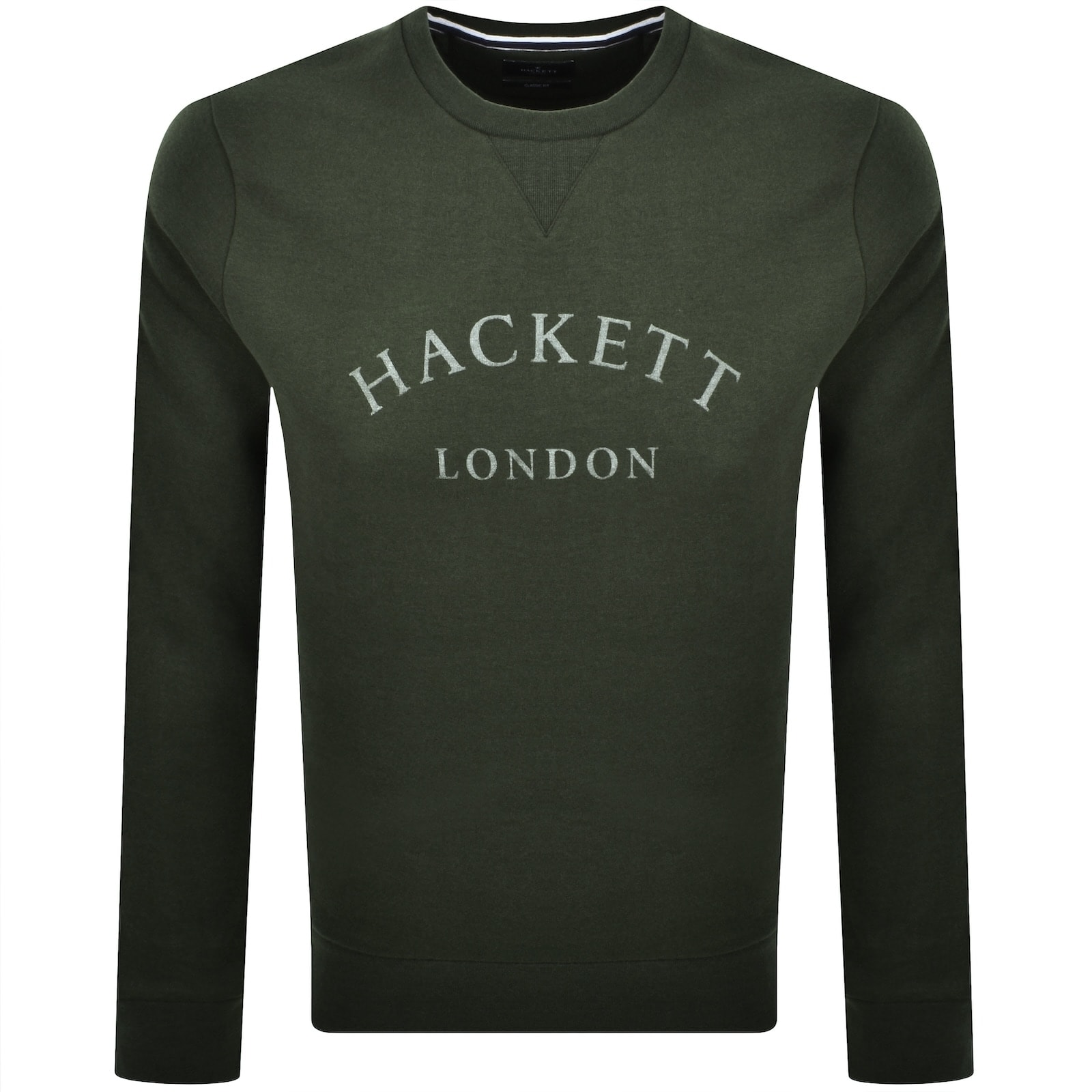 Hackett Heritage Crew Neck Sweatshirt Green | Mainline Menswear