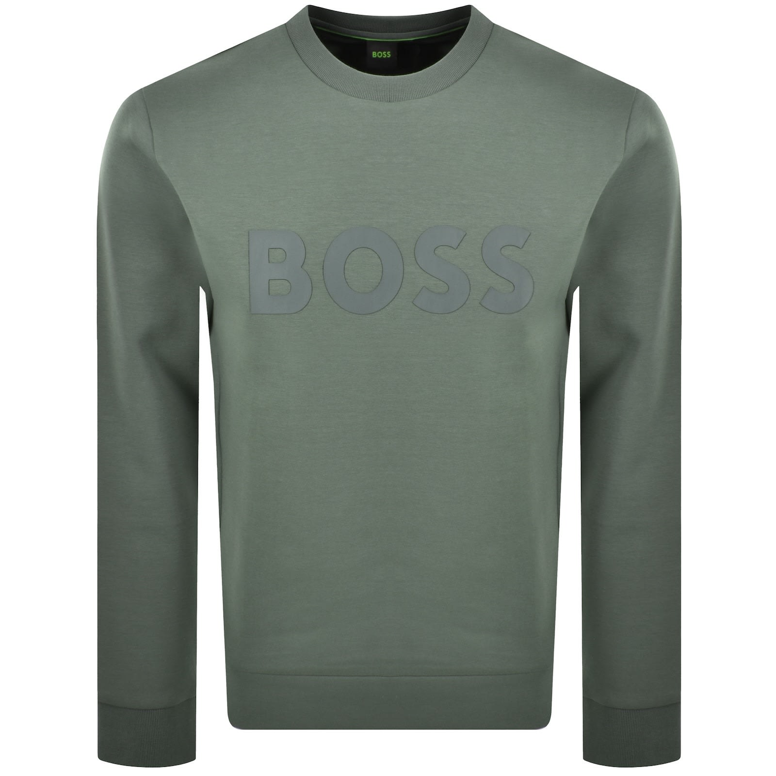 BOSS Salbo Sweatshirt Green | Mainline Menswear
