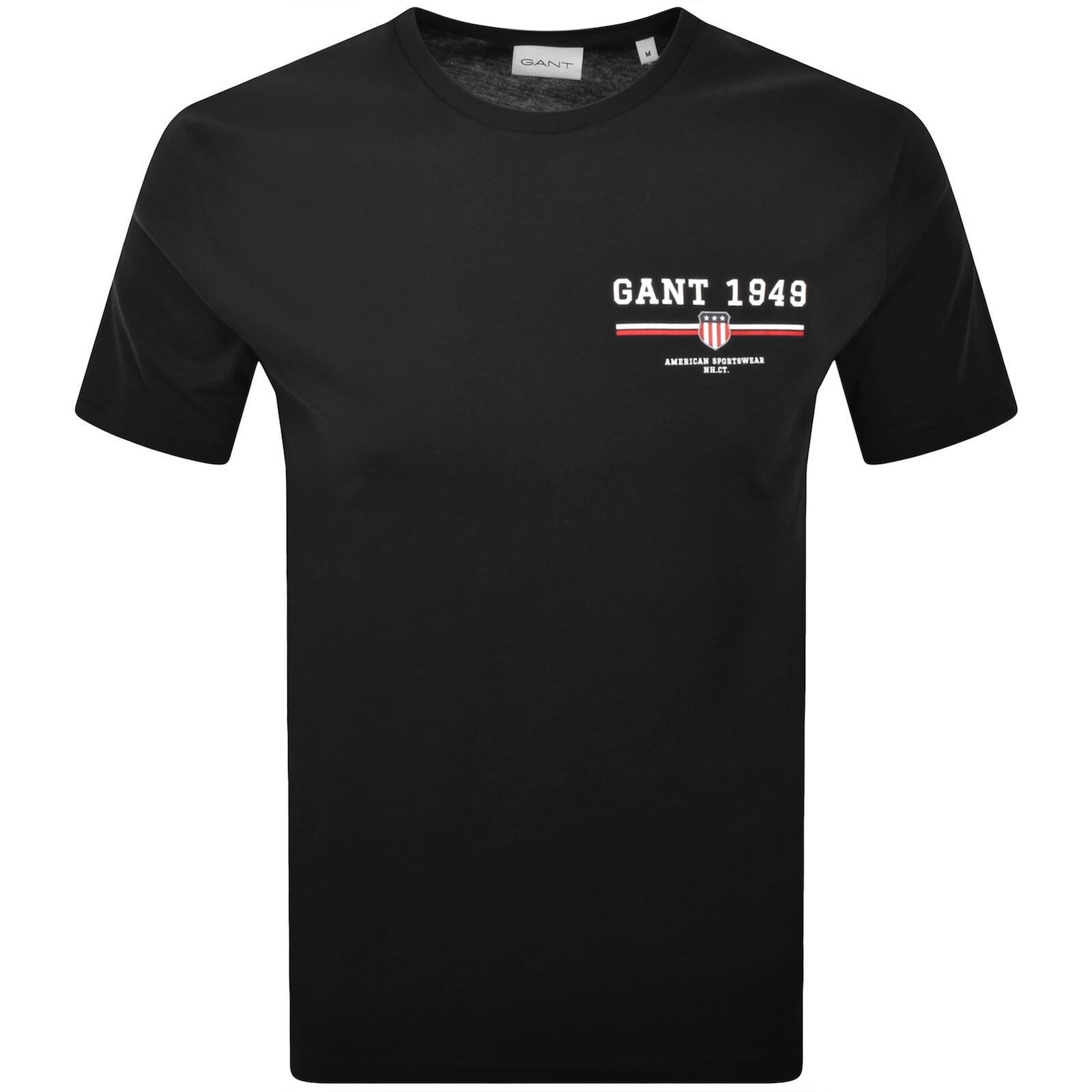 Gant Original Graphic T Shirt Black | Mainline Menswear