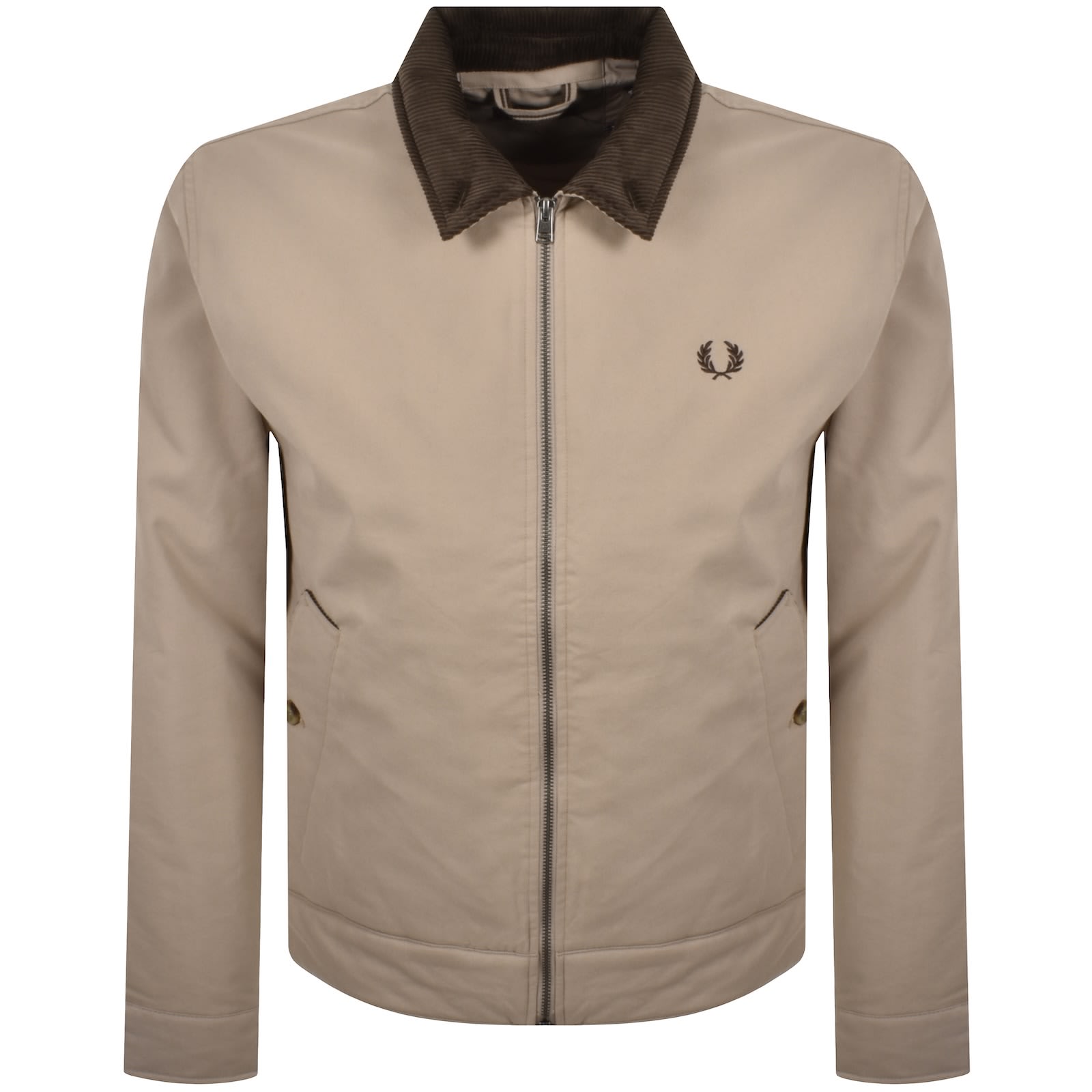 Fred Perry Caban Jacket Beige | Mainline Menswear