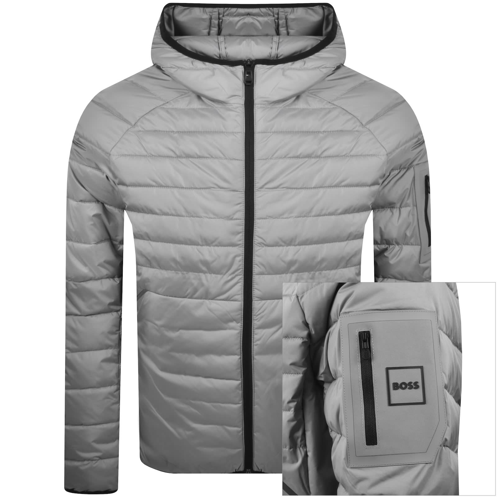 BOSS Urbanex Jacket Open Grey | Mainline Menswear