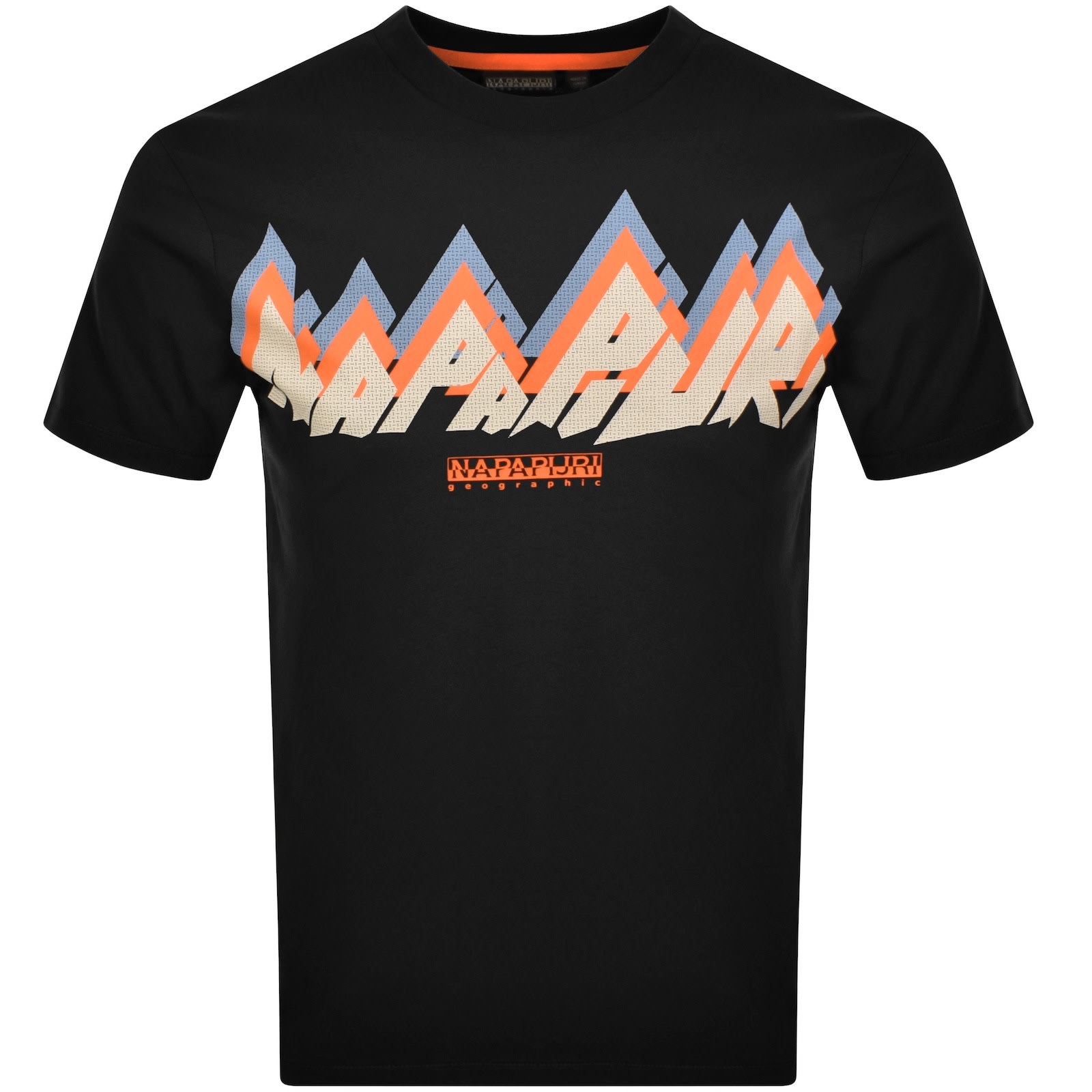 Napapijri S-Fiemme T Shirt Black | Mainline Menswear