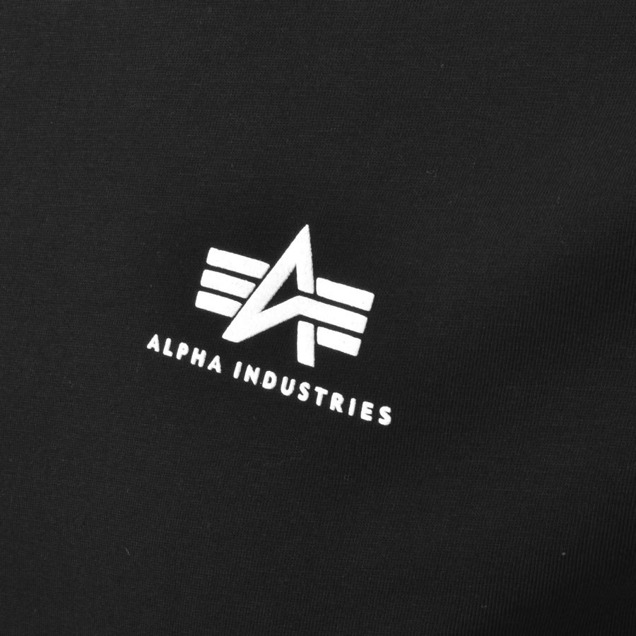 Alpha Industries Back Print Logo T Shirt Black | Mainline Menswear