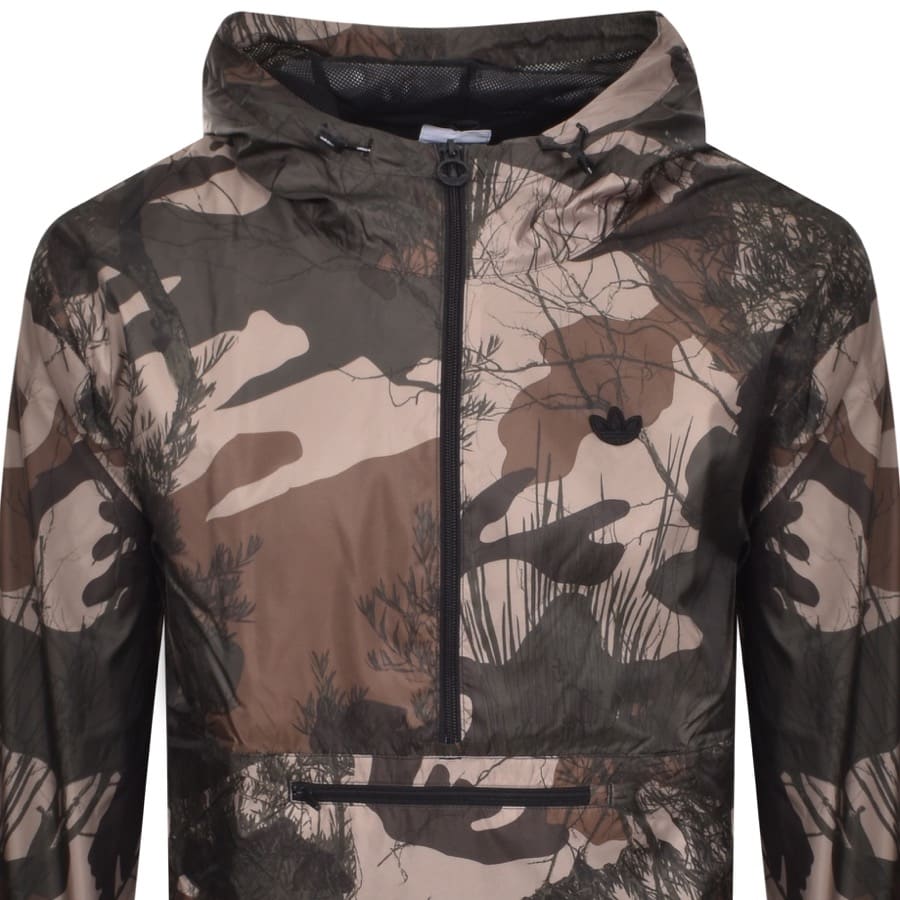 adidas Originals Camo Pullover Jacket Green | Mainline Menswear