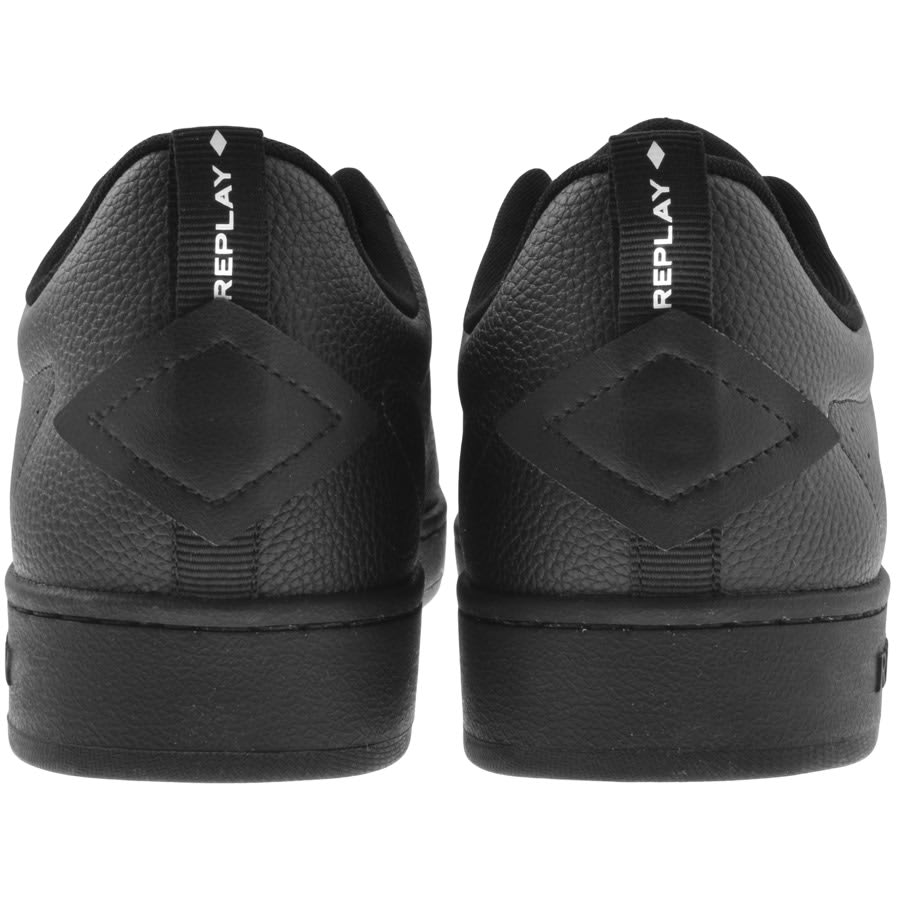 Replay Smash Base Green Project Trainers Black | Mainline Menswear ...