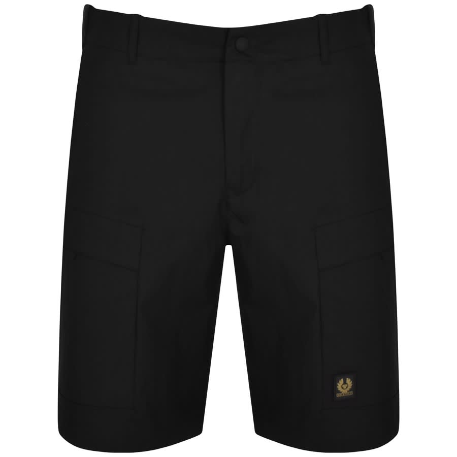 Belstaff Jet Cargo Shorts Black | Mainline Menswear