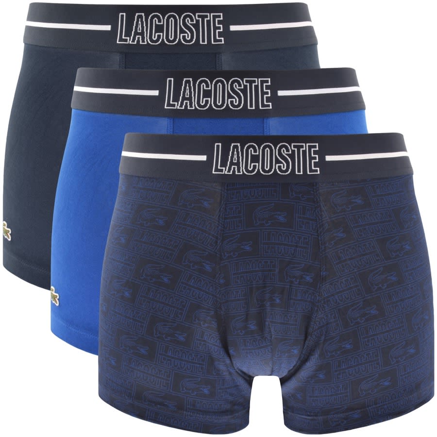 Lacoste Underwear 3 Pack Boxer Trunks | Mainline Menswear Sweden