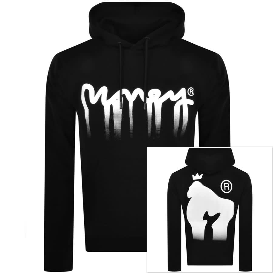 Money Drip Fade Logo Hoodie Black | Mainline Menswear United States