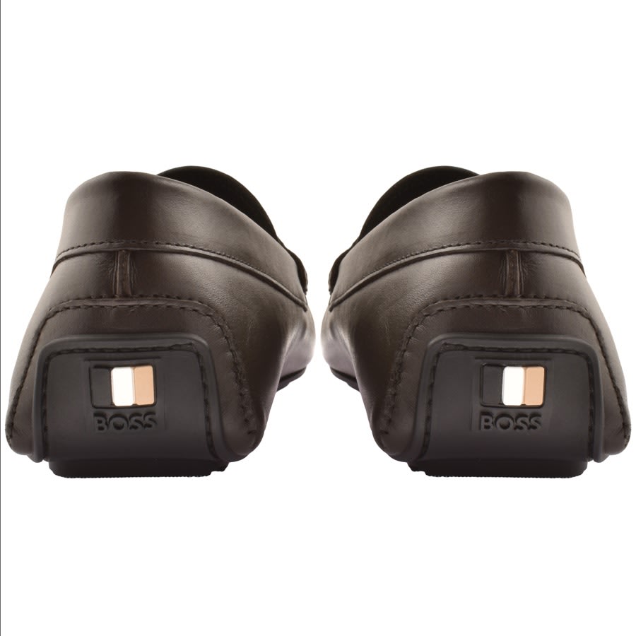 BOSS Noel Mocc Shoes Brown | Mainline Menswear