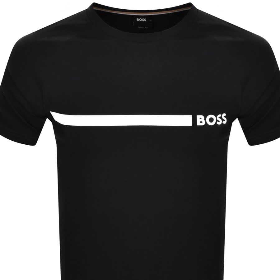 BOSS Slim Fit T Shirt Black | Mainline Menswear