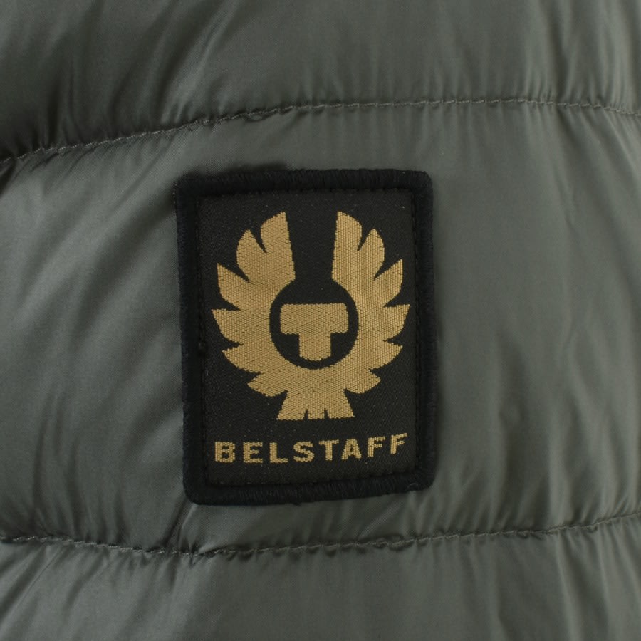 Belstaff Circuit Padded Gilet Green | Mainline Menswear