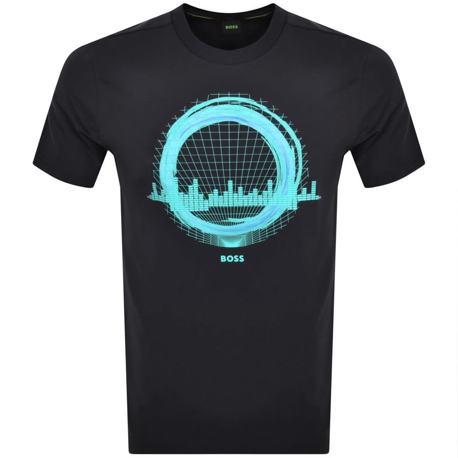 BOSS Tee 8 T Shirt Navy | Mainline Menswear