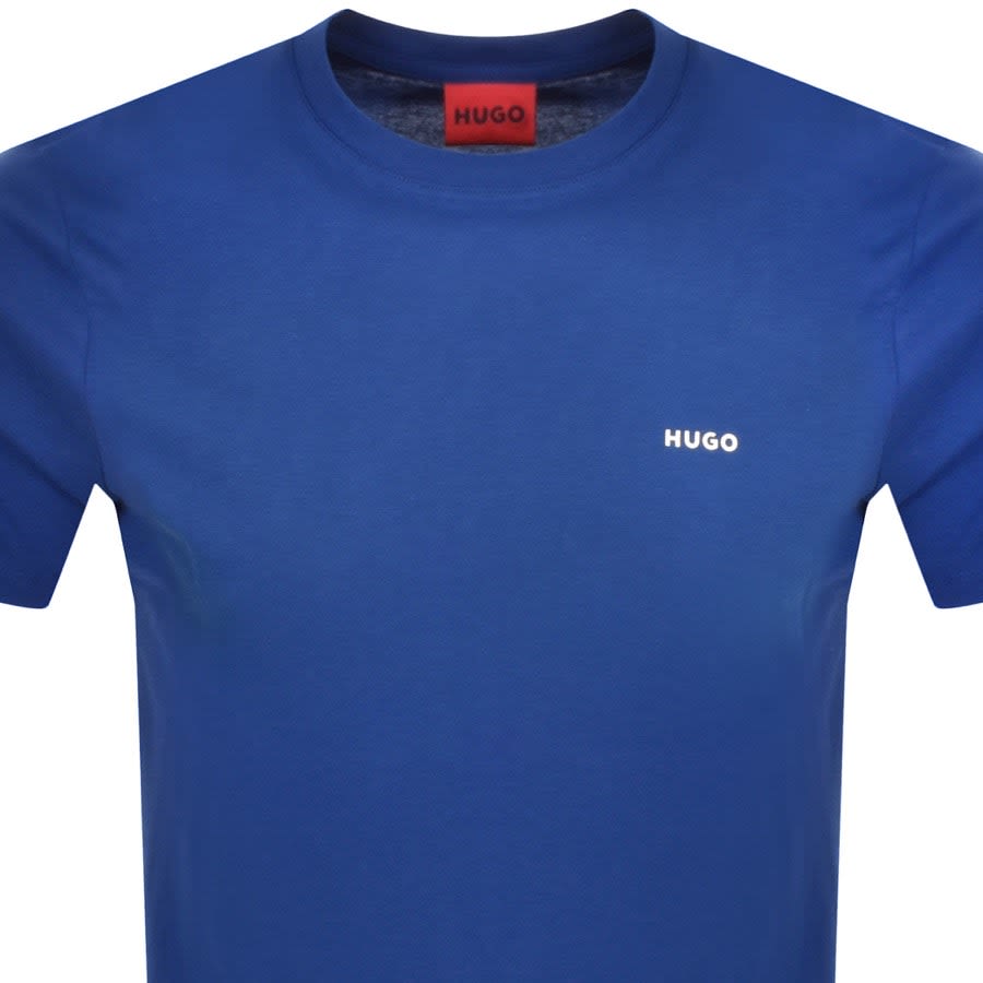 HUGO Dero222 T Shirt Blue | Mainline Menswear