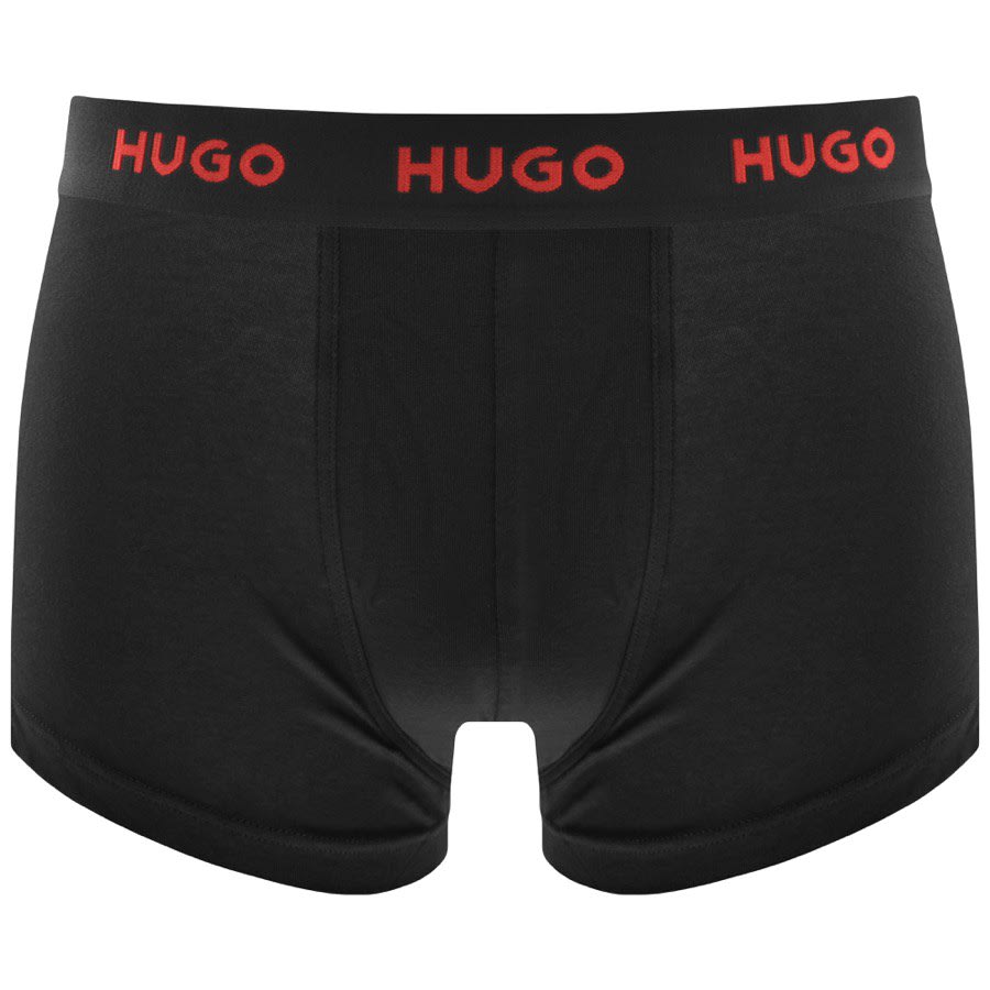 HUGO 3 Pack Multicolour Trunks | Mainline Menswear