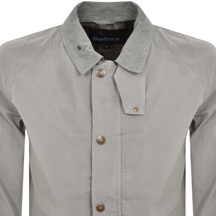 Barbour Tracker Casual Jacket Grey | Mainline Menswear
