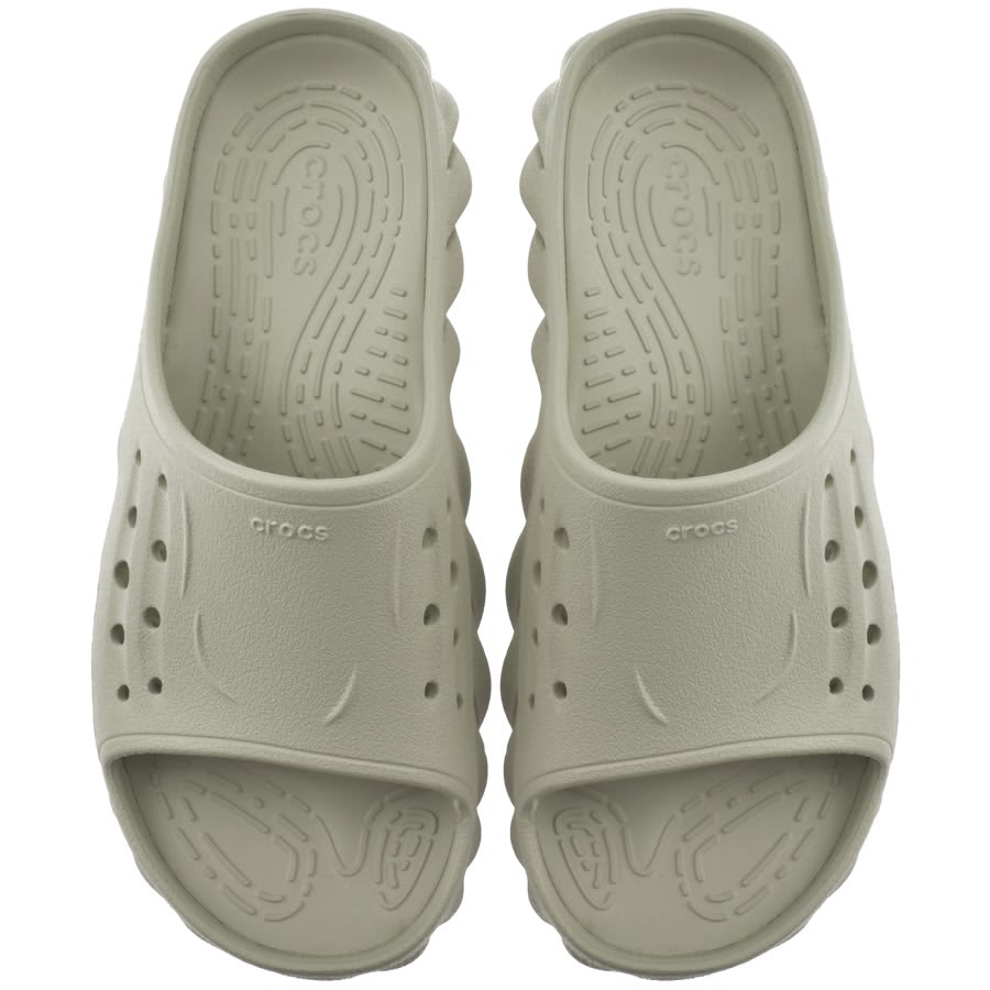 Crocs Echo Sliders Grey | Mainline Menswear
