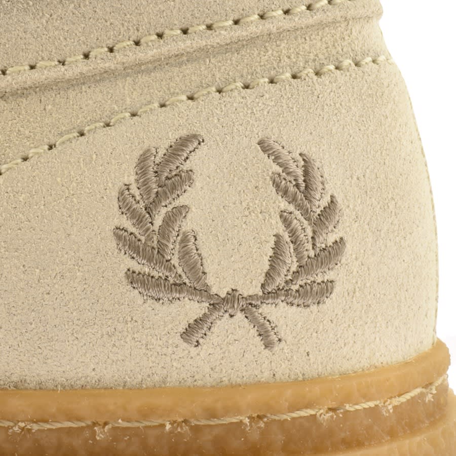 Fred Perry Dawson Low Suede Shoe Oatmeal | Mainline Menswear