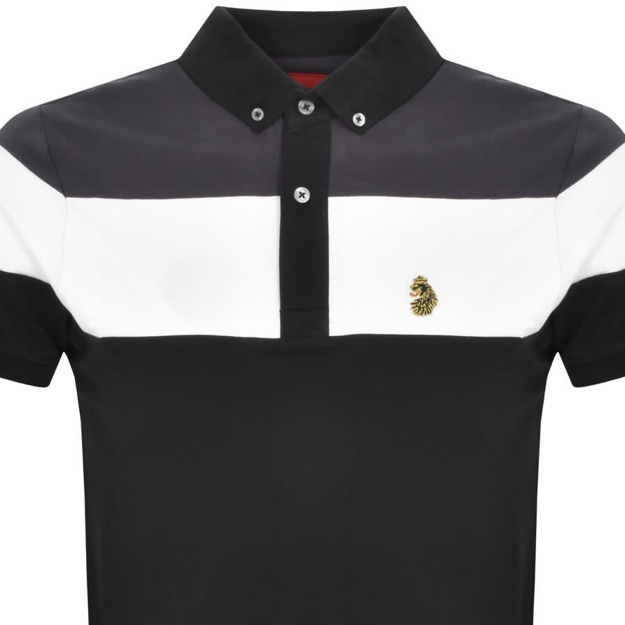 Luke 1977 Sharkey Polo T Shirt Black | Mainline Menswear United States