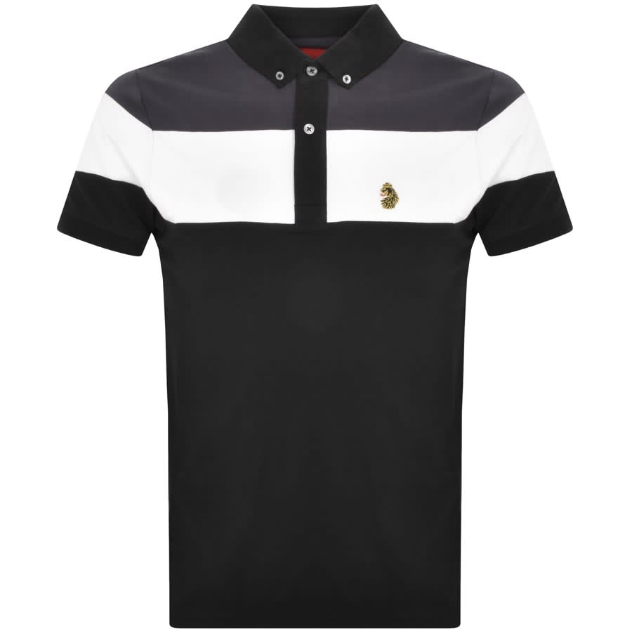 Luke 1977 Sharkey Polo T Shirt Black | Mainline Menswear United States