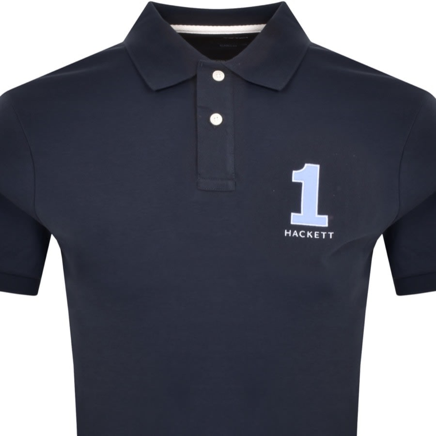 Hackett Polo T Shirt Navy | Mainline Menswear