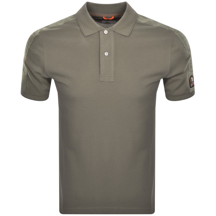 Parajumpers Space Polo T Shirt Green | Mainline Menswear United States