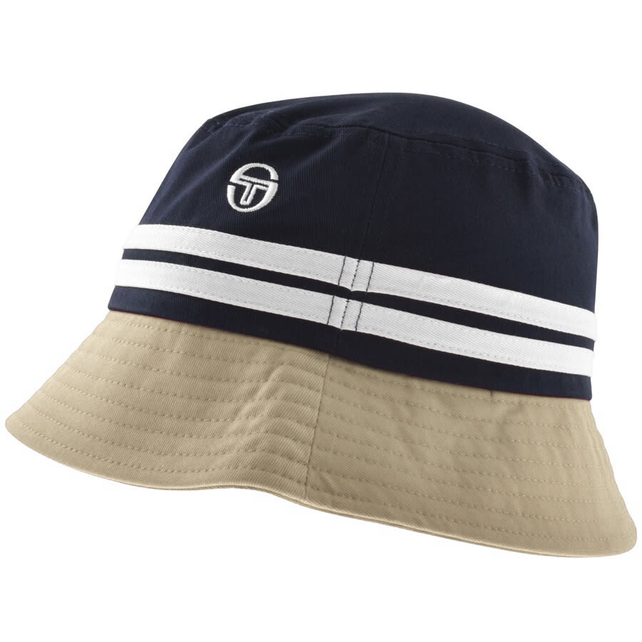 Sergio Tacchini Logo Bucket Hat Navy | Mainline Menswear