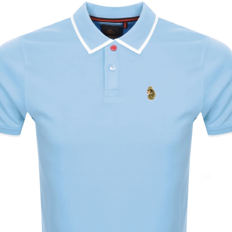 Luke 1977 Meadtastic Polo T Shirt Blue | Mainline Menswear